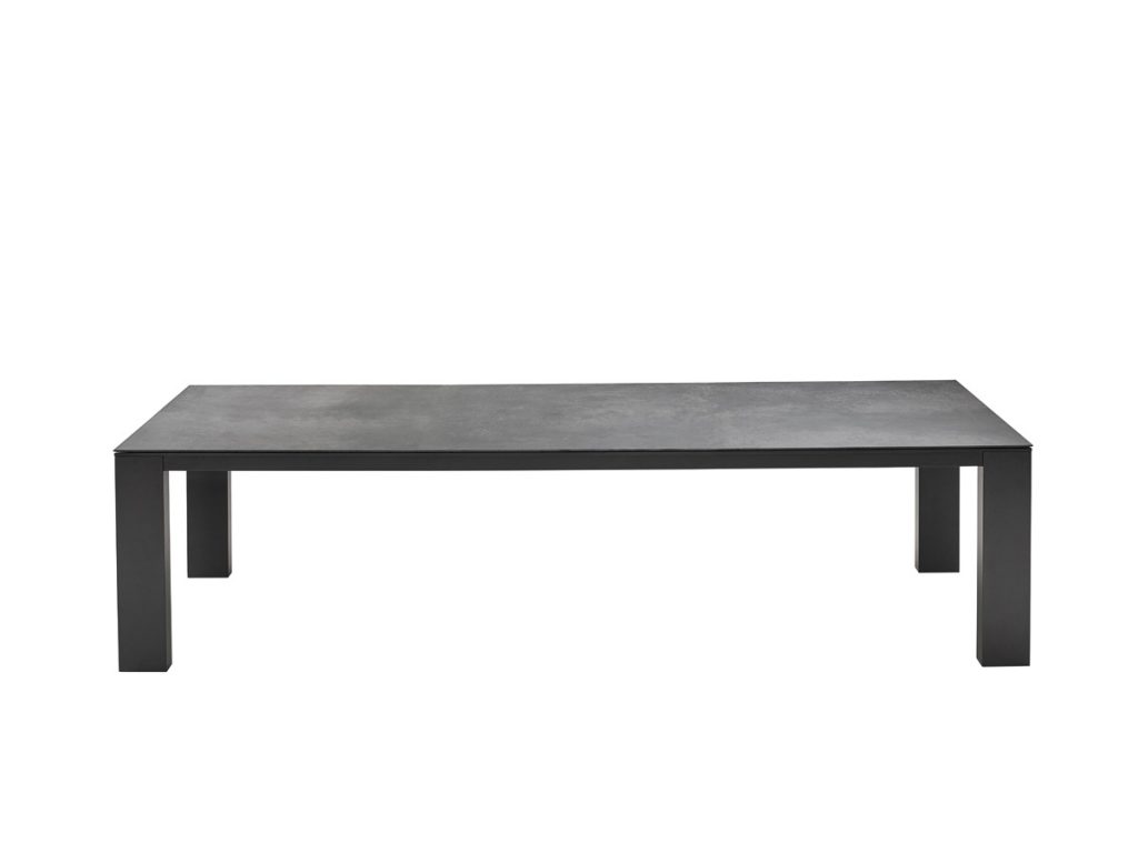 ELEMENTS Dining Table with Solid Table Top - solpuri