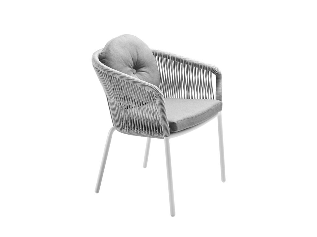 LOOP Dining Sessel inkl. Sitz-/Rücken-Polster, rund - solpuri